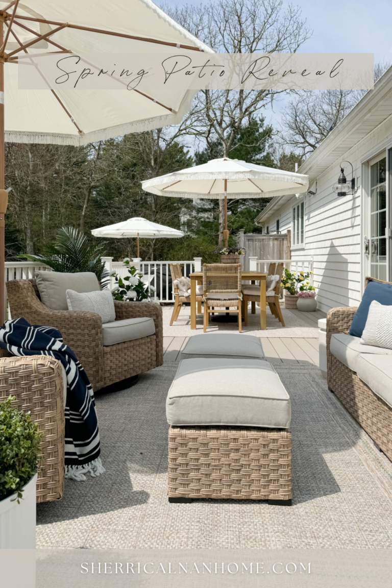 Spring Patio Reveal - Sherri Calnan